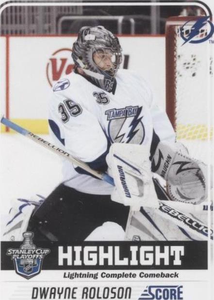 2011-12 Score - Playoffs Highlight #486 Dwayne Roloson for sale online ...