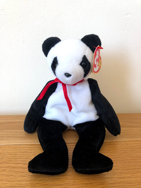 TY FORTUNE THE PANDA BEAR BEANIE BABY BRAND NEW WITH TAGS