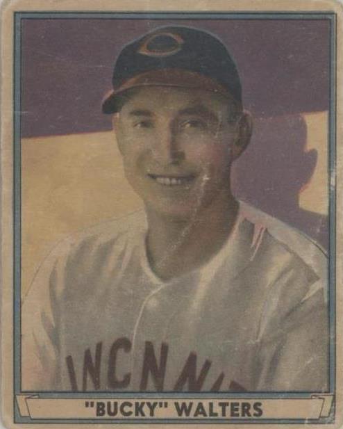 1941 Play Ball - Bucky Walters #3 (C) in Lower Left Back Corner for ...