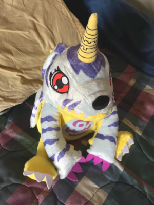 35cm Official Digimon Digital Gabumon Plush Doll Stuffed Toy Plushie ...