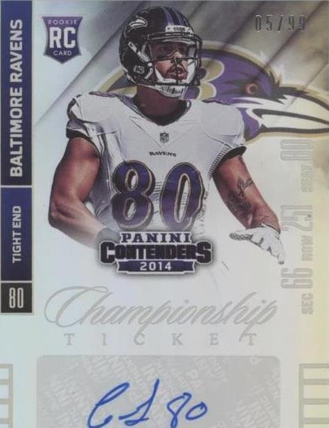 2014 Panini Contenders - Crockett Gillmore #116 Championship Ticket Sec ...