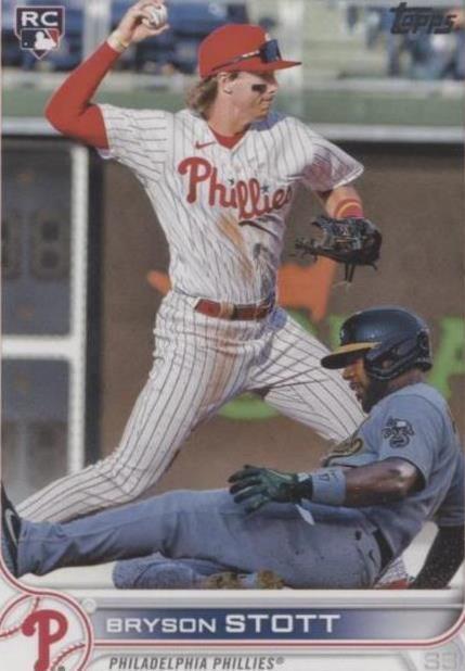 2022 Topps Update Series - Image Variation Bryson Stott #US224 Fielding ...