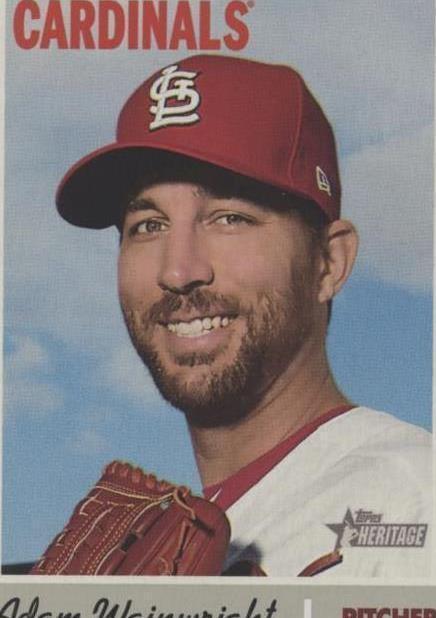 2019 Topps Heritage High Number - Adam Wainwright #584 Opc French for ...