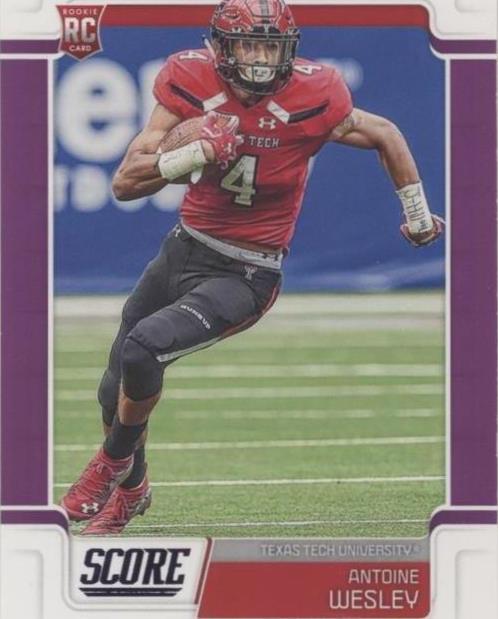 2019 Score - Rookies Purple #401 Antoine Wesley, Antoine Wesley (RC ...