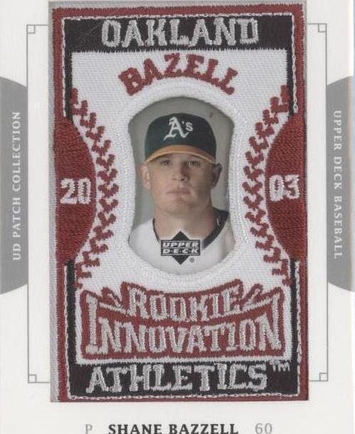 2003 Upper Deck Patch Collection - Rookie Innovation Shane Bazzell #159 ...