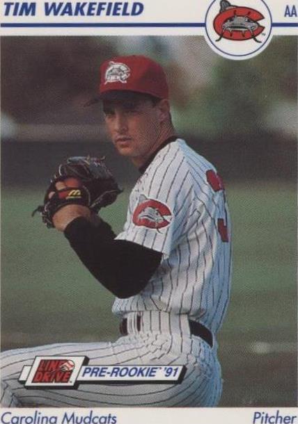 1991 Line Drive Pre-Rookie - AA Tim Wakefield #119 (RC) for sale online ...