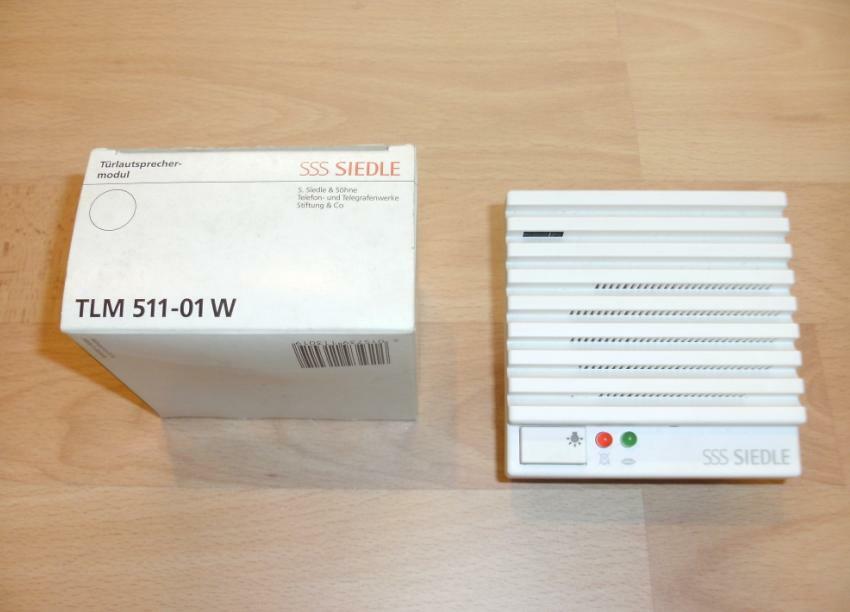 Siedle TLM 511-01 W Türlautsprecher Modul Weiß NEU