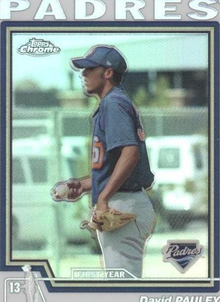 2004 Topps Chrome Traded & Rookies - David Pauley #T208 Refractor (RC ...