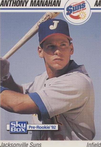 1992 SkyBox Pre-Rookie - AA Packs Anthony Manahan #154 (RC) for sale ...
