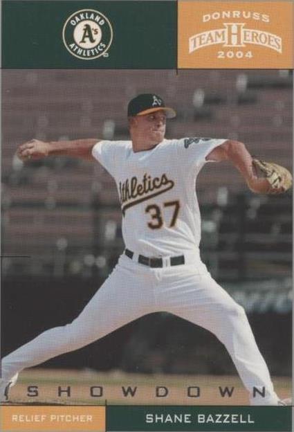 2004 Donruss Team Heroes - Shane Bazzell #307 Showdown Silver /50 for ...