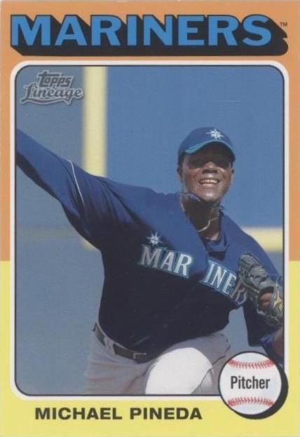 2011 Topps Lineage - Mini 1975 Design #139 Michael Pineda (RC) for sale ...