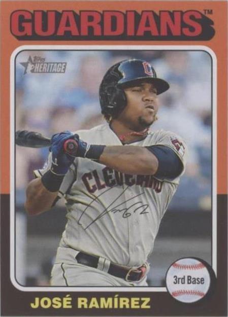 2024 Topps Heritage Mini - Jose Ramirez #183 for sale | eBay