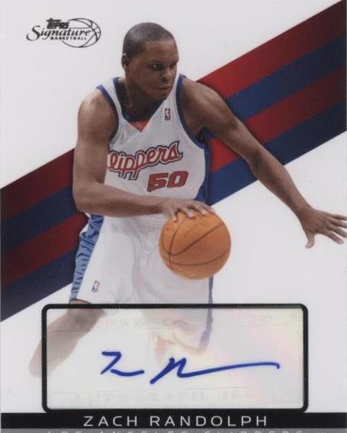 2008-09 Topps Signature - Zach Randolph #TSA-ZR Autographs /1799 (AU ...
