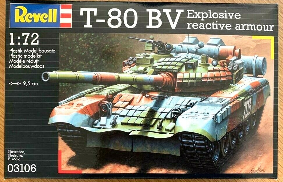 Купить Модели танков и военной техники t/80 BV CHAR RUSSE 1/72 REVELL ...