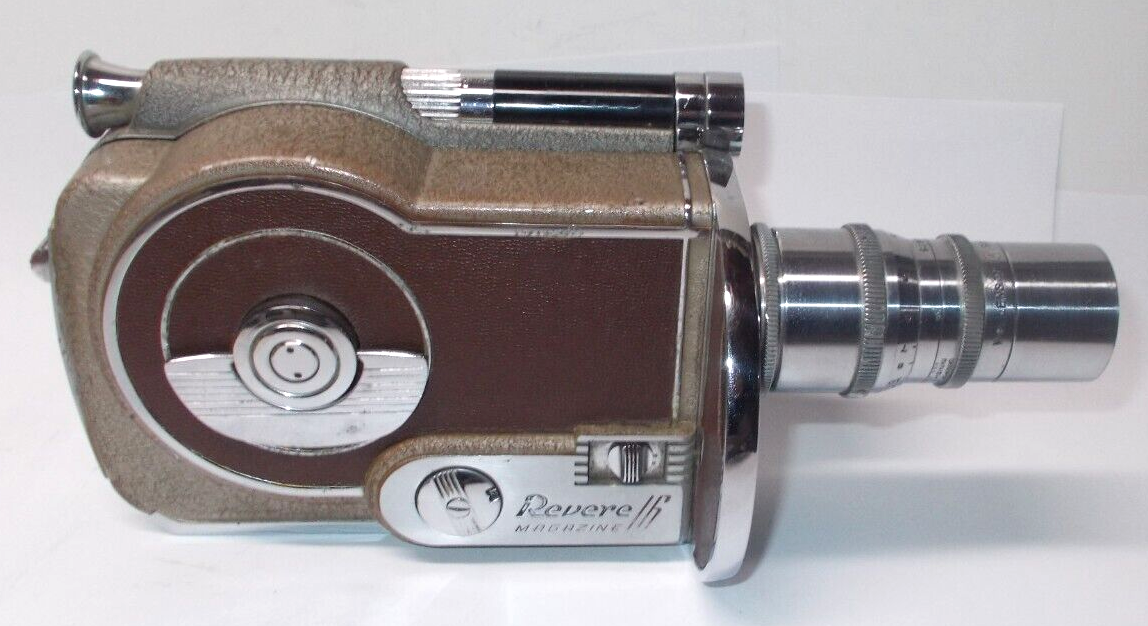 Vintage Revere 16 Magazine Cine Movie Camera with Lenses, RunsのeBay公認海外 ...
