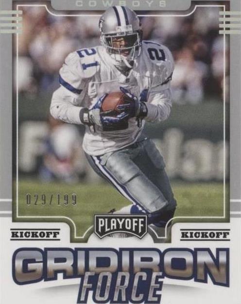 2017 Panini Playoff - Gridiron Force Deion Sanders #15 Kickoff /199 for ...