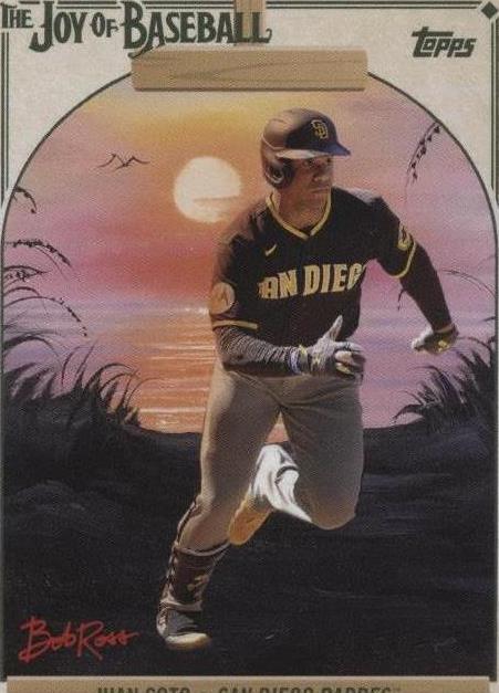 2023 Topps X Bob Ross The Joy of Baseball - Juan Soto #46 Easel Canvas ...