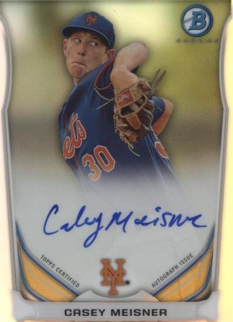 2014 Bowman - Prospect Autographs Chrome Casey Meisner #BCAP-CM ...