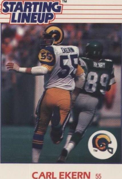 1988 Kenner Starting Lineup Cards - Carl Ekern for sale online | eBay