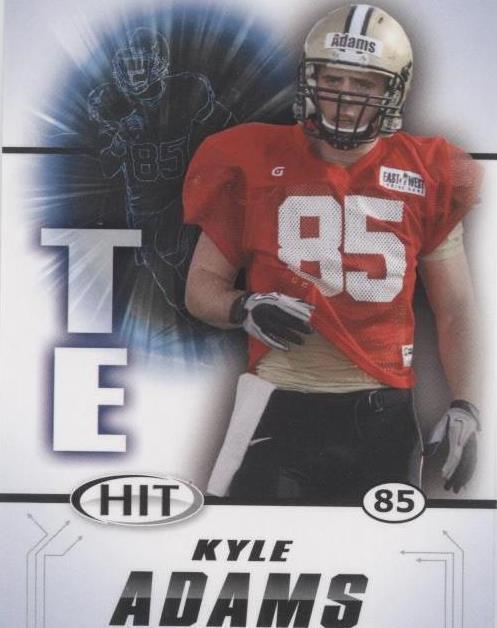 2011 SAGE Hit - Kyle Adams #65 (RC) for sale online | eBay