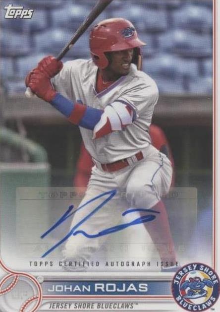 2022 Topps Pro Debut - Autographs #PD-65 Johan Rojas (AU, RC) for sale ...