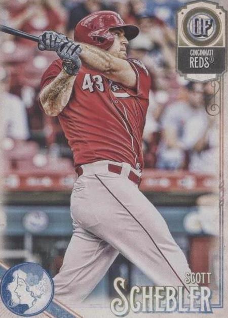 2018 Topps Gypsy Queen - Scott Schebler #127 Gypsy Queen Logo Swap for ...