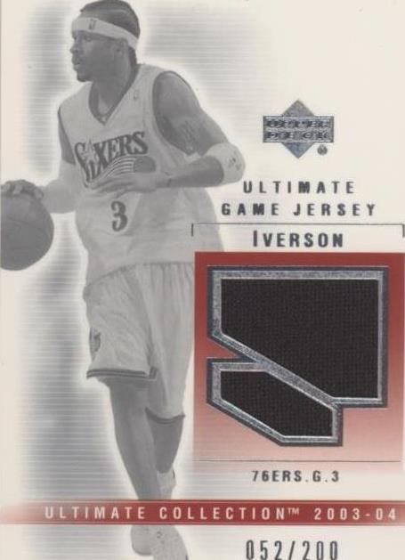 2003-04 Upper Deck Ultimate Collection - Game Jersey #AI-J Allen ...