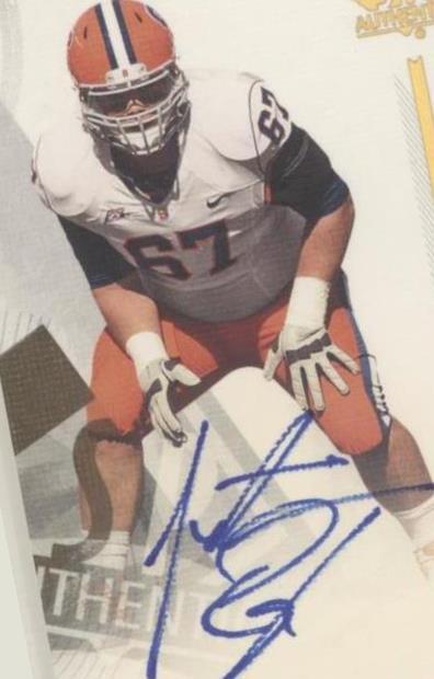 2013 SP Authentic - Canvas Collection Autographs #CC-57 Justin Pugh (AU ...