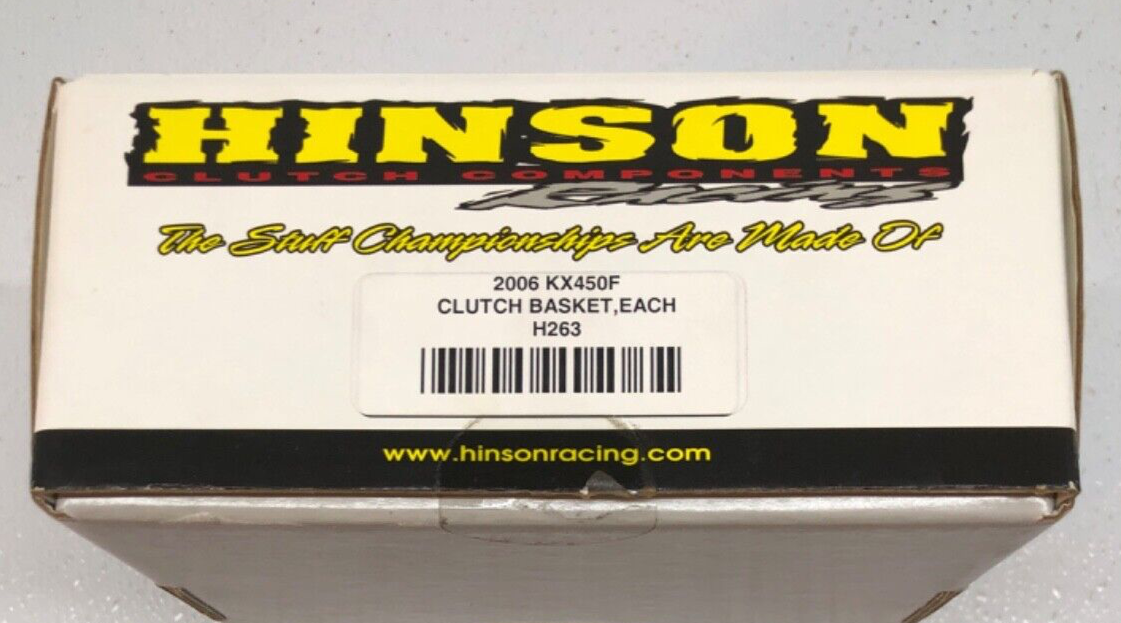 NEW HINSON RACING CLUTCH BASKET H263 KAWASAKI KX450F KX 450F 06-18 ...