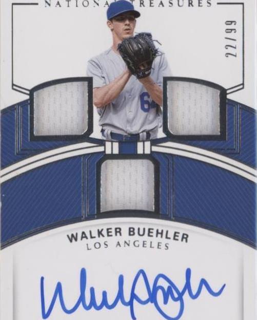 2018 Panini National Treasures - Rookie Triple Material Ink #RTM-WB ...