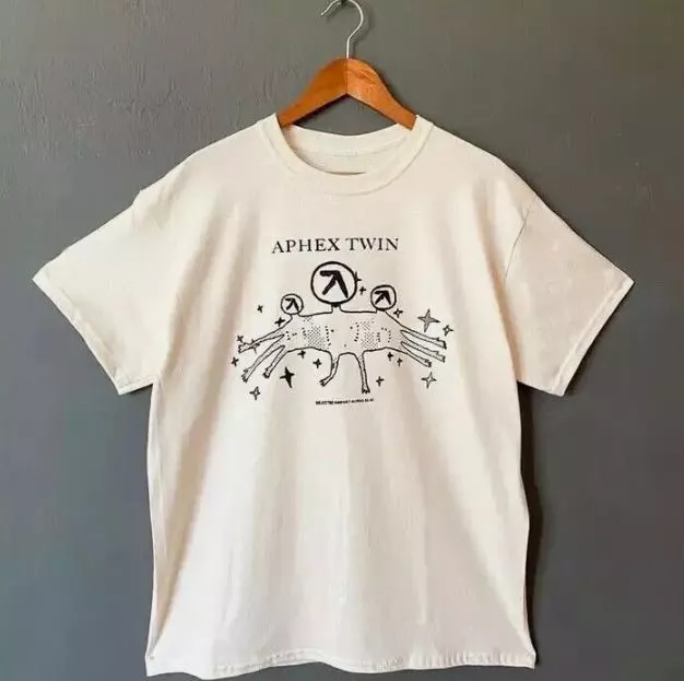 Aphex Twin Band Selected Ambient Work T Shirt Full Size S Aphex Twin Band Selected Ambient Work T Shirt Full Size S