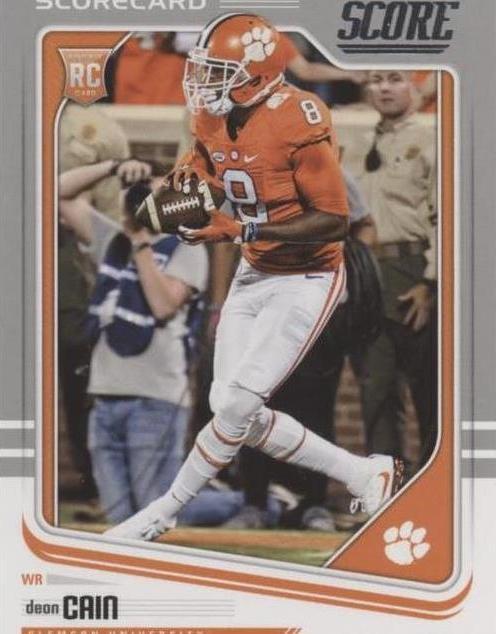 2018 Score - Rookies Deon Cain #393 Scorecard (RC) for sale online | eBay