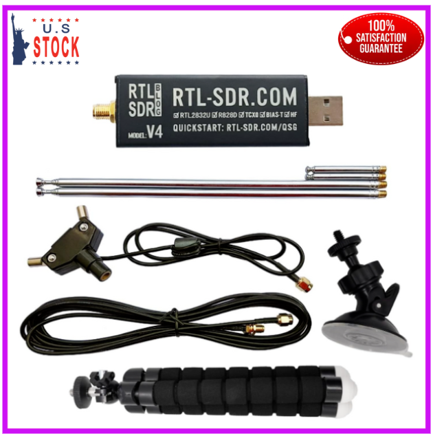RTL-SDR Blog V4 R828D RTL2832U 1PPM TCXO HF Bias Tee SMA Software ...