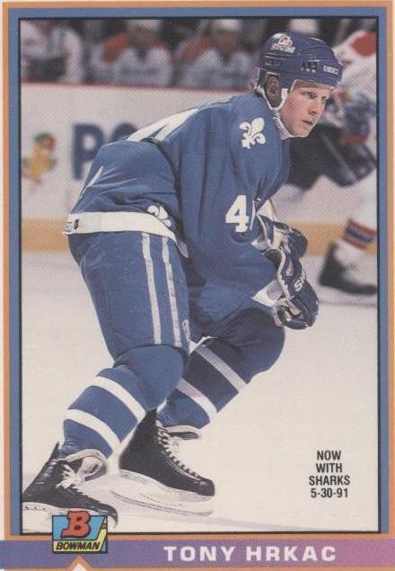1991-92 Bowman - Tony Hrkac #141 for sale online | eBay