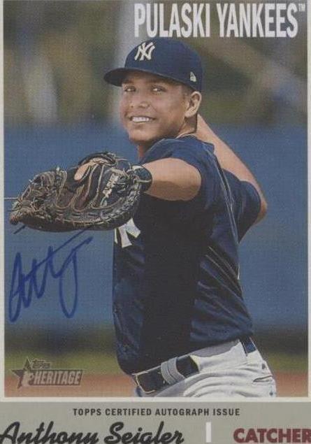 2019 Topps Heritage Minor League Edition - Real One Autographs Anthony ...
