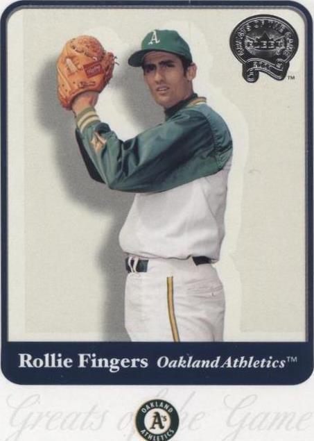 2001 Fleer Greats of the Game - Rollie Fingers #21 for sale online | eBay