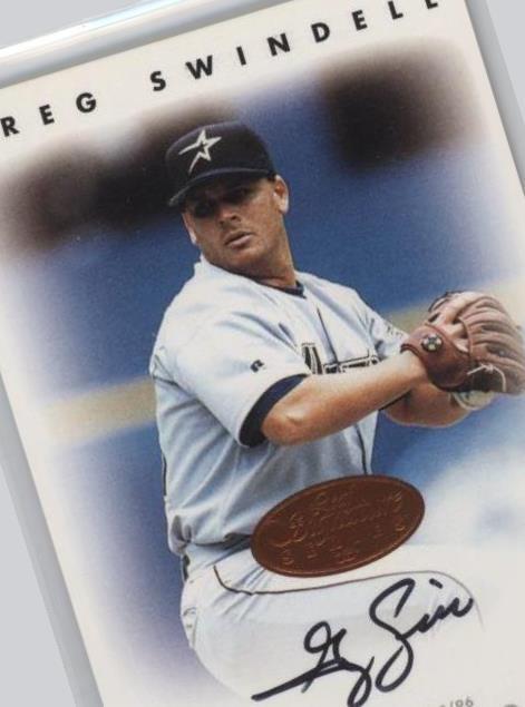 1996 Leaf Signature Series - Autographs Bronze Greg Swindell (AU) for ...