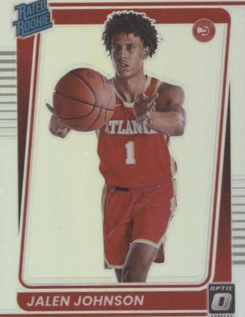 2021-22 Panini Donruss Optic - Rated Rookie Jalen Johnson #181 Holo Prizm (RC) for sale online ...
