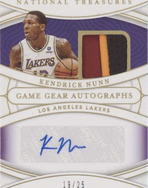 2021-22 Panini National Treasures - Game Gear Autographs Prime #GGA-KDN ...