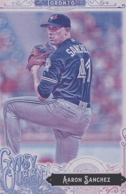 2017 Topps Gypsy Queen - Aaron Sanchez #216 Missing Black Plate for ...