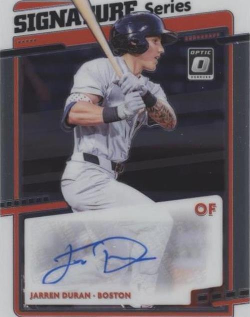 2020 Panini Donruss Optic - Signature Series Jarren Duran #SS-JA (AU ...