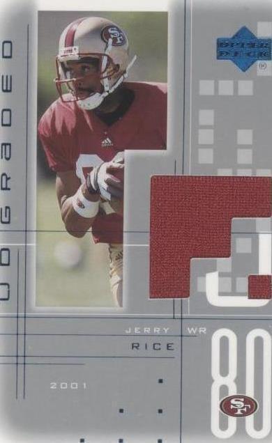 2001 UD Graded - Game Jerseys Jerry Rice #JR (MEM) for sale online | eBay