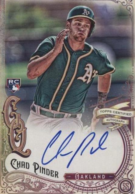 2017 Topps Gypsy Queen - Autographs #GQA-CP Chad Pinder (AU, RC) for ...