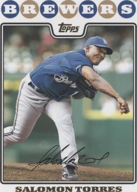 2008 Topps Updates & Highlights - Gold Foil #UH218 Salomon Torres for ...