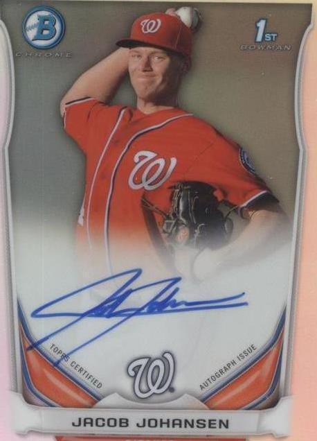 2014 Bowman Chrome - Prospect Autographs Jacob Johansen #BCAP-JJO ...