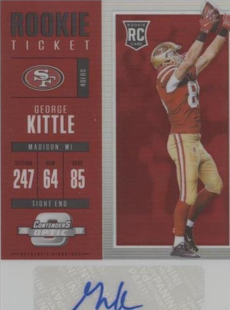 2017 Panini Contenders Optic - Rookie Ticket Autograph Red #186 George ...