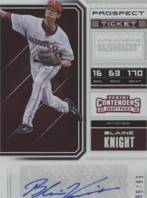 2018 Panini Contenders Draft Picks - Draft Ticket Autographs Blaine ...