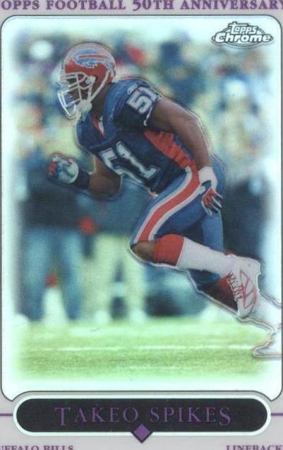 2005 Topps Chrome - Takeo Spikes #123 Refractor for sale online | eBay