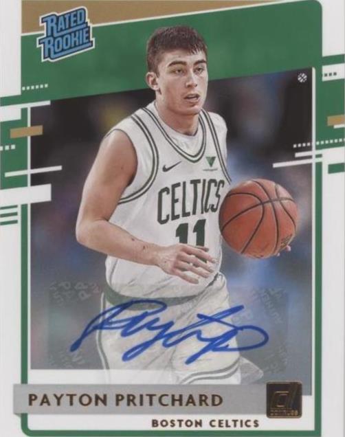 2020-21 Panini Donruss - Rated Rookies Signatures #238 Payton Pritchard ...