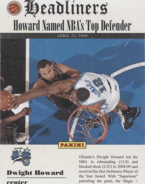 2009-10 Panini - Headliners Glossy #6 Dwight Howard for sale online | eBay